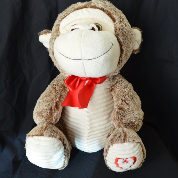 Kellytoy | Toys | Kellytoy Valentine Heart Monkey Plush Animal | Poshmark